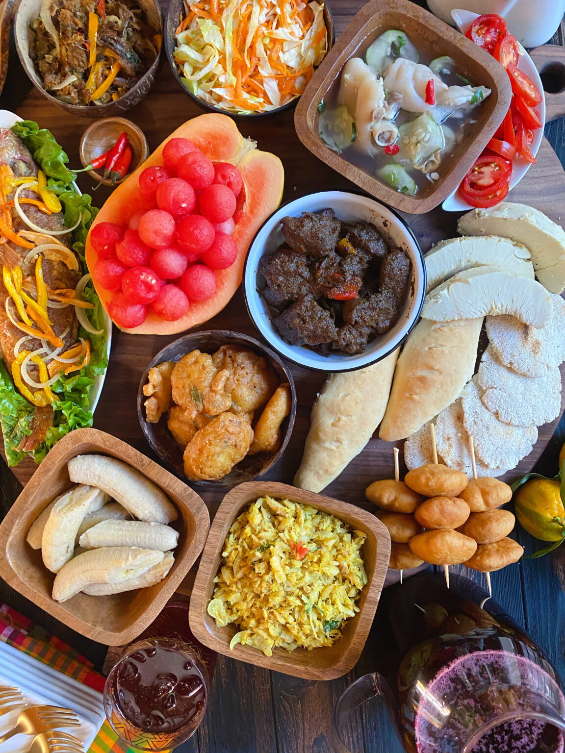 Dominica creole breakfast platter - Dominica Gourmet