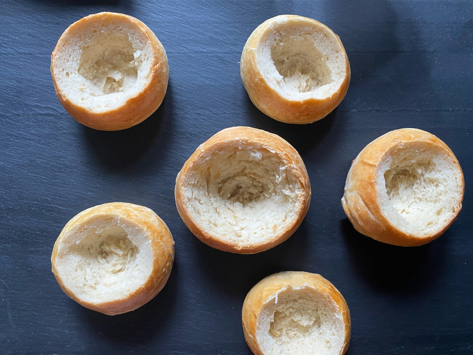 Mini lobster bread bowls - Dominica Gourmet