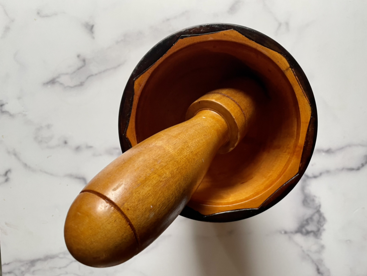 Dasheen ton ton with codfish sancoche recipe - Dominica Gourmet