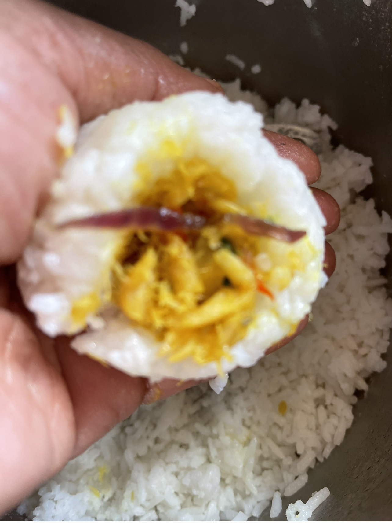 Rice balls stuffed with saltfish - Dominica Gourmet