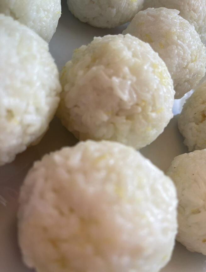 Rice balls stuffed with saltfish - Dominica Gourmet